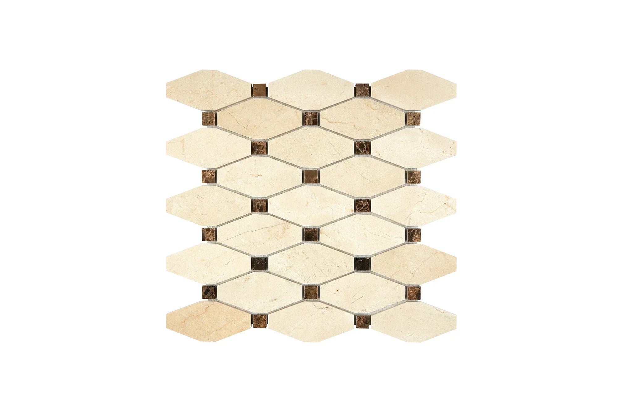 Crema Marfil Marble Mosaics & Liners | Decorative Marble for Warm and