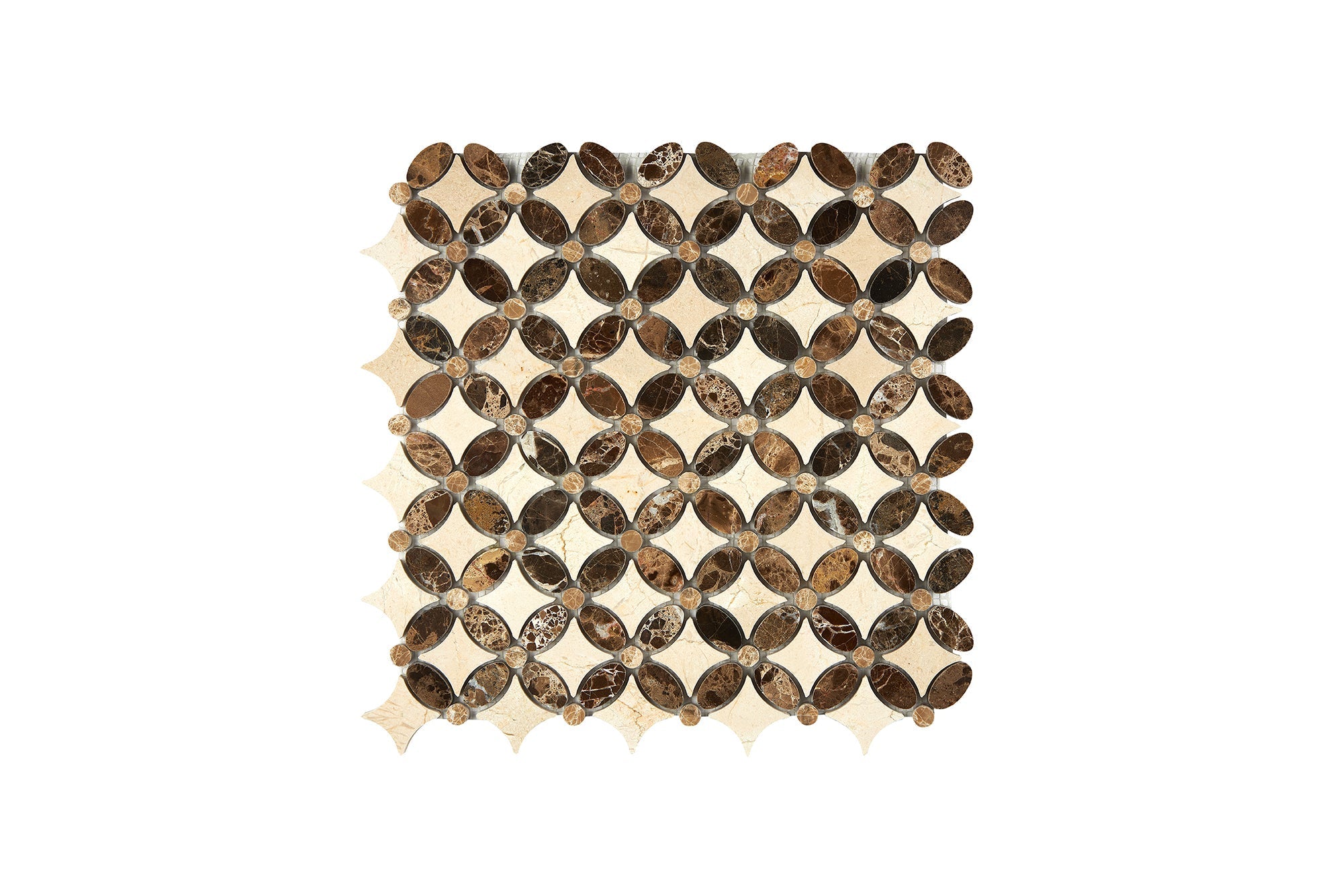 Emperador Dark Marble Mosaics & Liners | Decorative Marble for Warm an